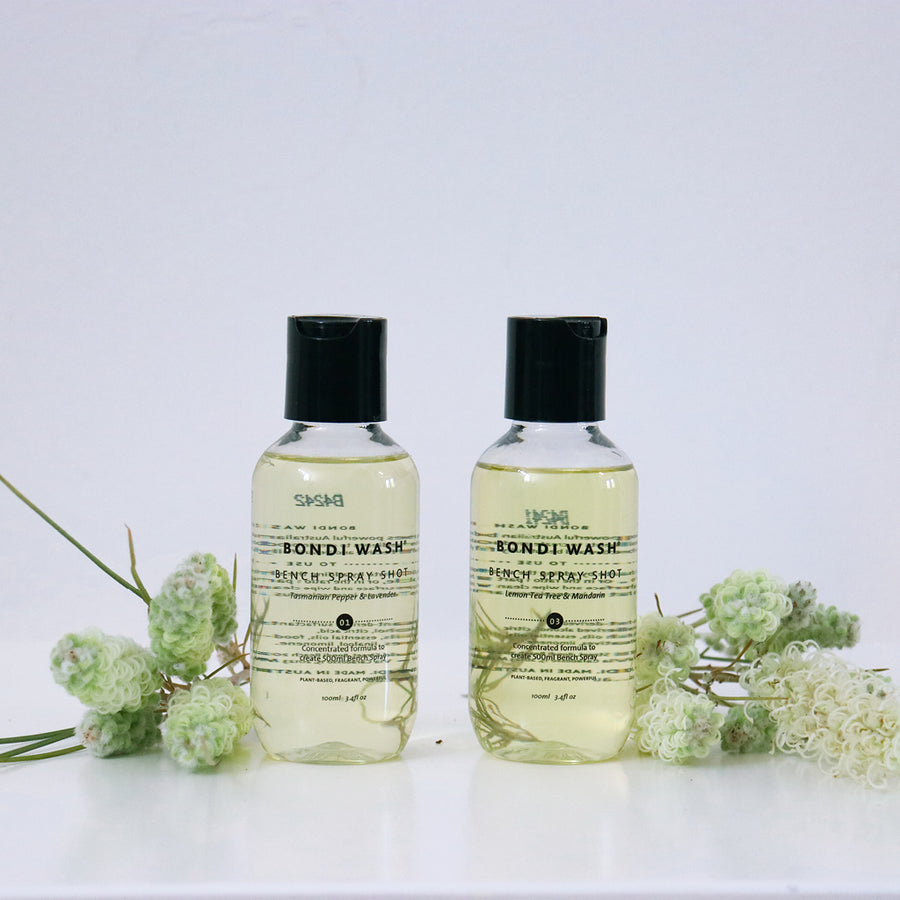 Bench Spray & Refill Shot Bundle – Bondi Wash